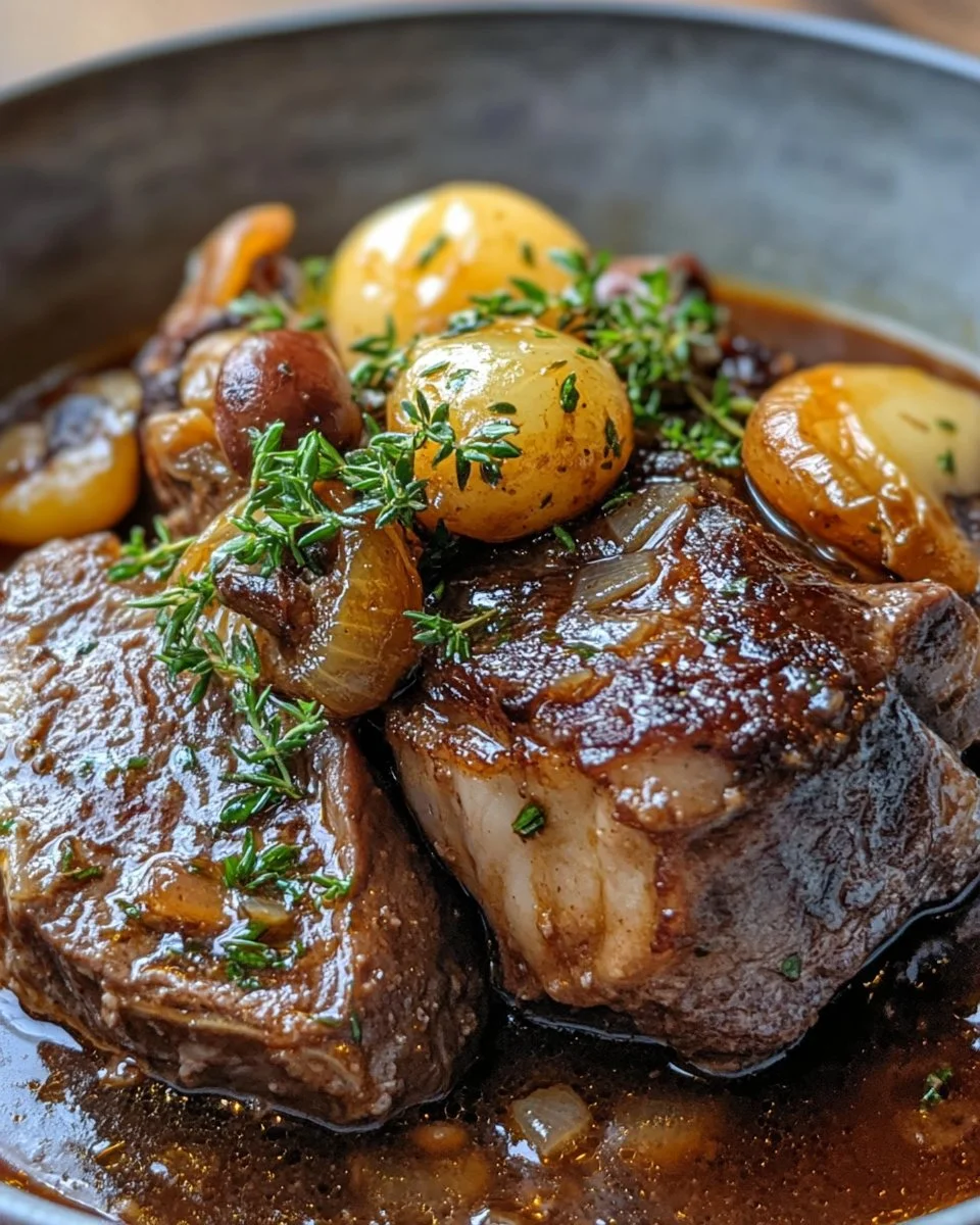 Braised Veal Cheeks - Super Tender!