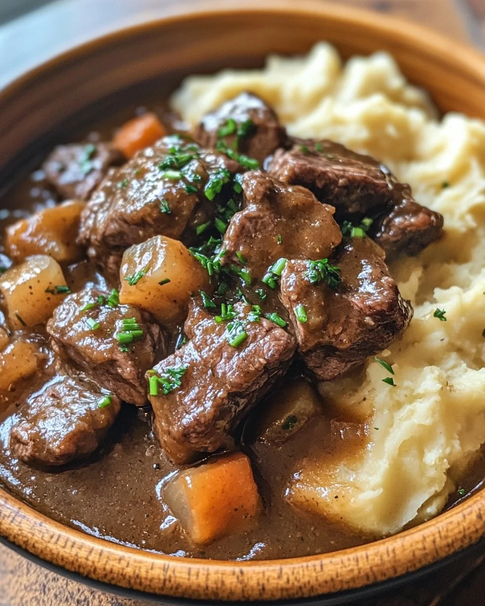 Crock Pot Beef Tips and Gravy