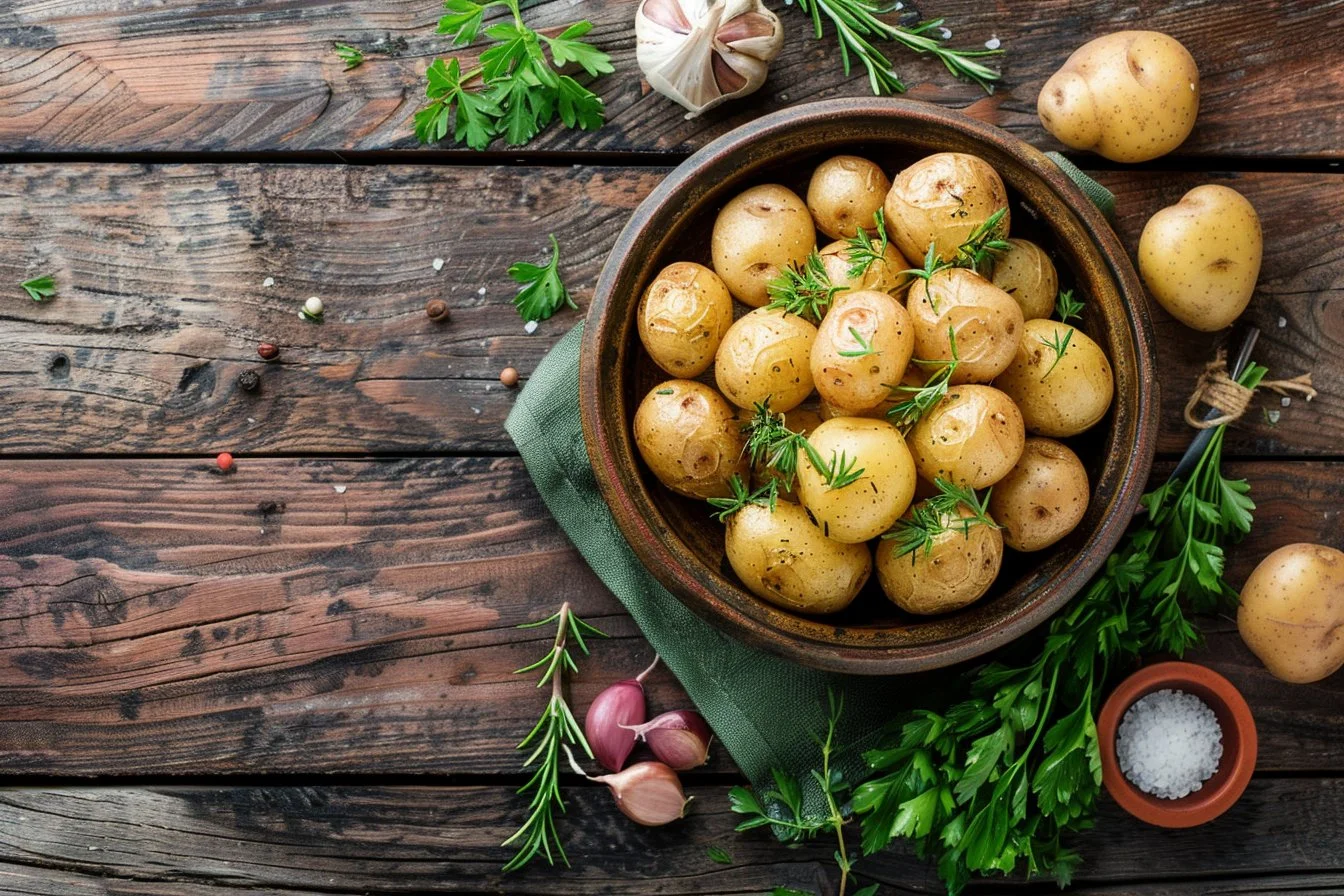 Crispy Oven Roasted Baby Potatoes