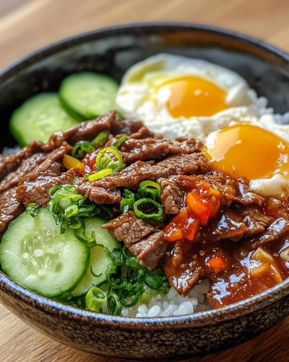 Crispy Beef Rice Bowl